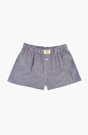 ODDLI Classic Boxers - Navy Gingham