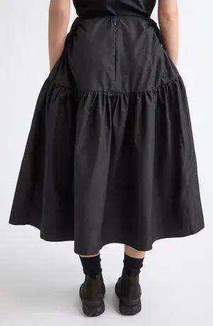 Cecilie Bahnsen Filly Recycled Faille Midi Skirt