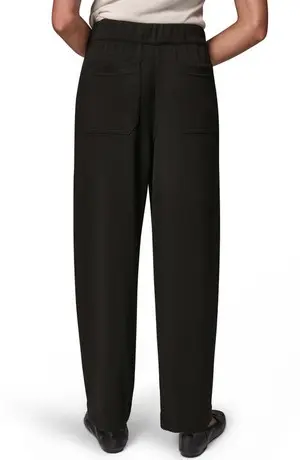 Donna Karan New York Jet Setter High Waist Barrel Leg Pants - Black