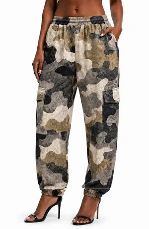 DAI MODA Camo Cargo Joggers