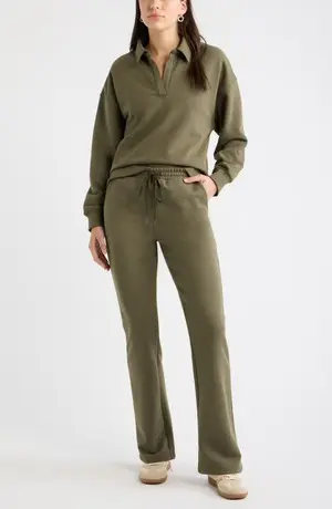 Caslon Johnny Collar Sweatshirt