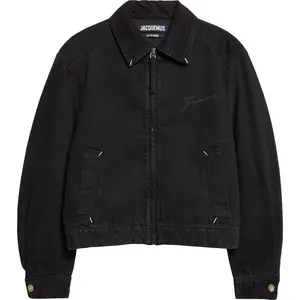 Jacquemus La Veste De-nimes Canevas Jacket - Black