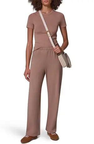 Donna Karan New York French Terry Straight Leg Pants