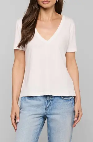 L'Agence Brianna Relaxed T-shirt White