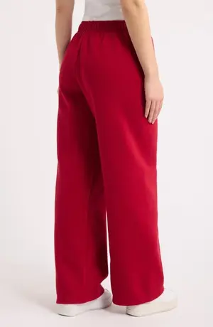 HAPPY CAMP3R Apple Puff Series Sweatpants - Deep Red