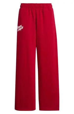 HAPPY CAMP3R Apple Puff Series Sweatpants - Deep Red