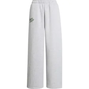 HAPPY CAMP3R Puff Series Wide Leg Sweatpants - Heather Gray