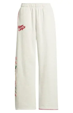 HAPPY CAMP3R Apple Of My Eye Sweatpants - Heather Gray