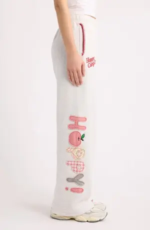HAPPY CAMP3R Apple Of My Eye Sweatpants - Heather Gray