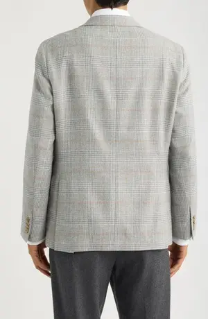 JACK VICTOR Midland Check Wool & Cashmere Sport Coat