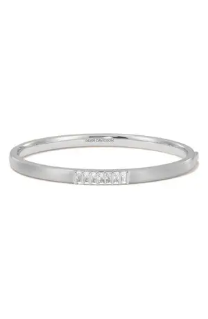 DEAN DAVIDSON Gemma Bangle - White Cz/silver