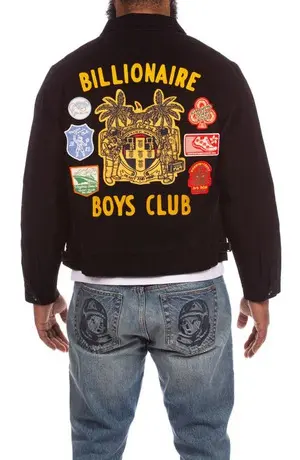 BILLIONAIRE BOYS CLUB Bb Aggie Logo Patch Cotton Corduroy Jacket