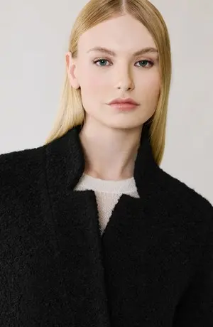 Soia & Kyo Diane Wool Blend Coat - Black