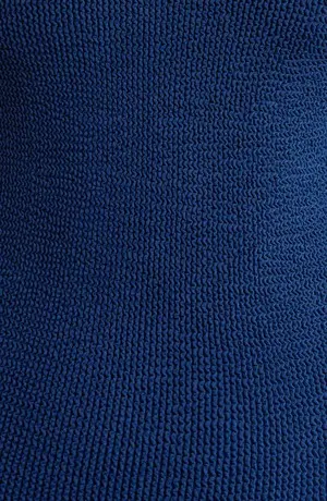 Hunza G Coverage Square Neck One-piece Swimsuit - Navy