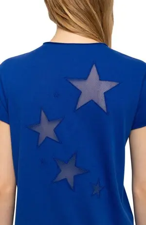 Zadig&Voltaire Story Fishnet Stars Cotton Tee