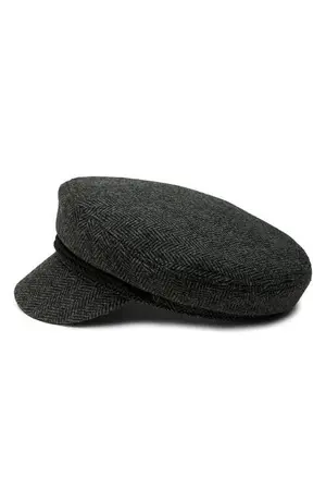 WYETH Blair Herringbone Wool Fisherman Cap