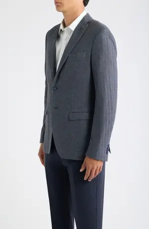 John Varvatos Varick Herringbone Sport Coat