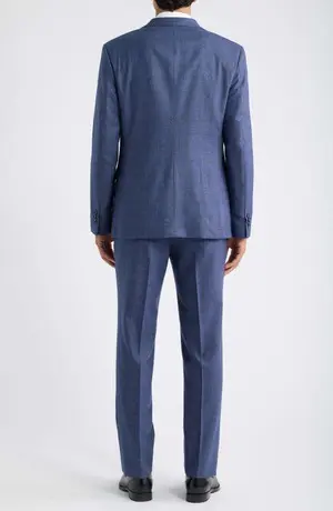 John Varvatos Bleecker Windowpane Stretch Wool Suit