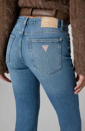 Guess Beverly Low Rise Wide Leg Jeans - Frsm-open