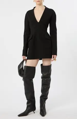 Sportmax Plunging V-neck Minidress