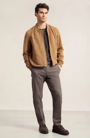 Nordstrom Suede Bomber Jacket