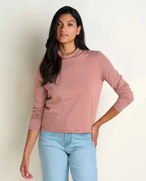 TOAD & CO Rosalie Long Sleeve T-neck Campfire Pattern
