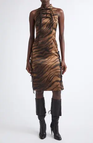KIM SHUI Meredith Dress - Tiger