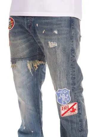 BILLIONAIRE BOYS CLUB Bb Retrograde Rip & Repair Jeans