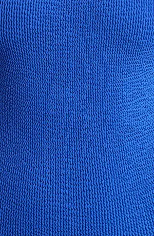 Hunza G Domino Coverage One-piece Swimsuit - Royal Blue