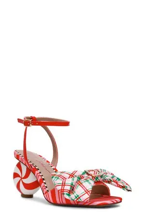 Betsey Johnson Rudolph Orb Heel Sandal