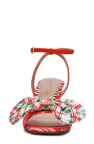 Betsey Johnson Rudolph Orb Heel Sandal