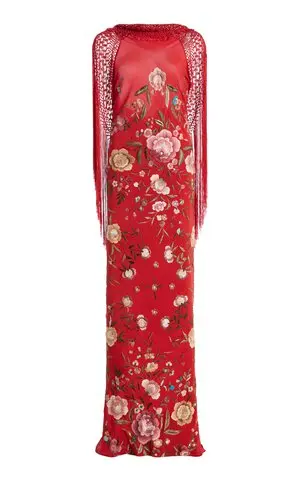 CONNER IVES Piano Shawl Silk Gown