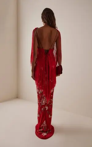 CONNER IVES Piano Shawl Silk Gown
