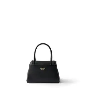 Prada Passage Saffiano Leather Mini Handbag - Black