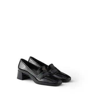Prada Patent Leather Loafers - Black