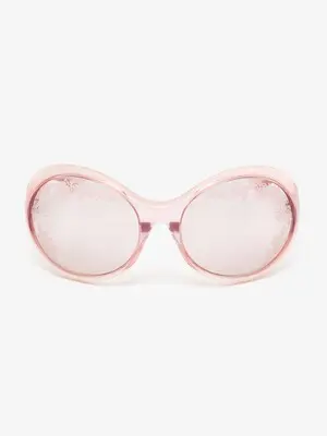 Alexander McQueen Kate Round Sunglasses