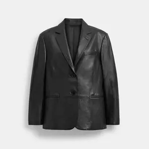 COACH Relaxed Leather Blazer