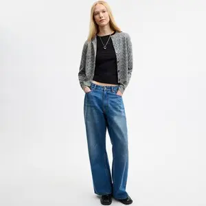 COACH Signature Button Down Cardigan - Grey