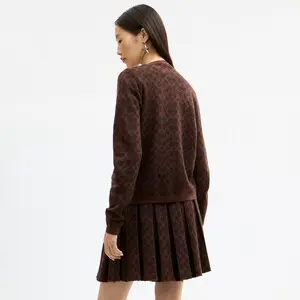 COACH Signature Button Down Cardigan