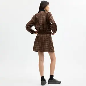 COACH Plaid Miniskirt