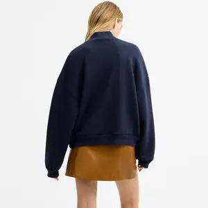 COACH Horse And Carriage Mockneck Sweatshirt - Navy