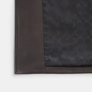 COACH Leather Trench