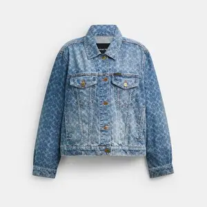 COACH Signature Denim Trucker Jacket - Cold Spring