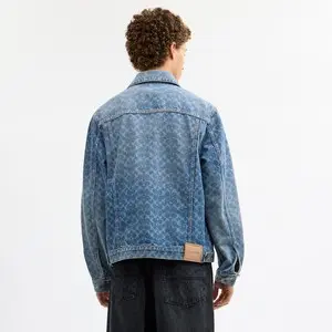 COACH Signature Denim Trucker Jacket