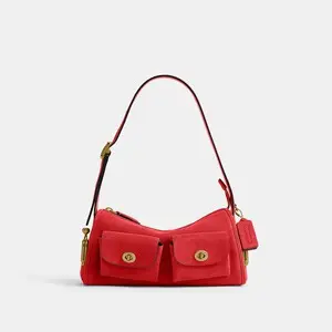 COACH Turnlock Haversack Bag 27 - Brass/candy Apple