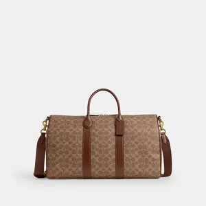 COACH Compass Bag 45 In Signature Upcraftedleather - Tan Multi