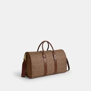 COACH Compass Bag 45 In Signature Upcraftedleather - Tan Multi