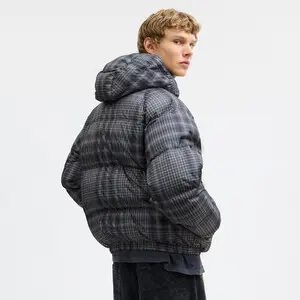 COACH Printed Plaid Puffer Jacket