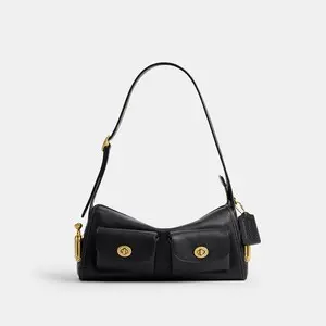 COACH Turnlock Haversack Bag 27 - Brass/black