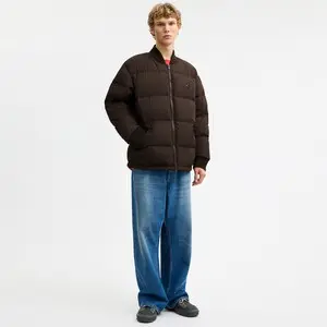 COACH Mid Length Puffer Jacket With Rib